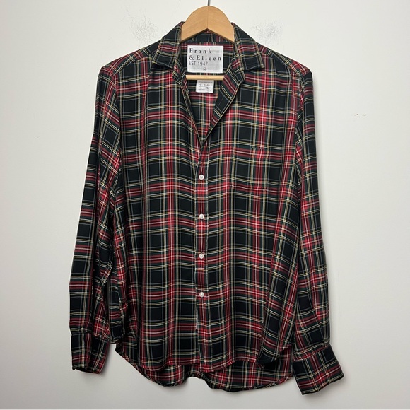 Frank & Eileen | Tops | Frank Eileen Eileen Modal Shirt Red Plaid ...